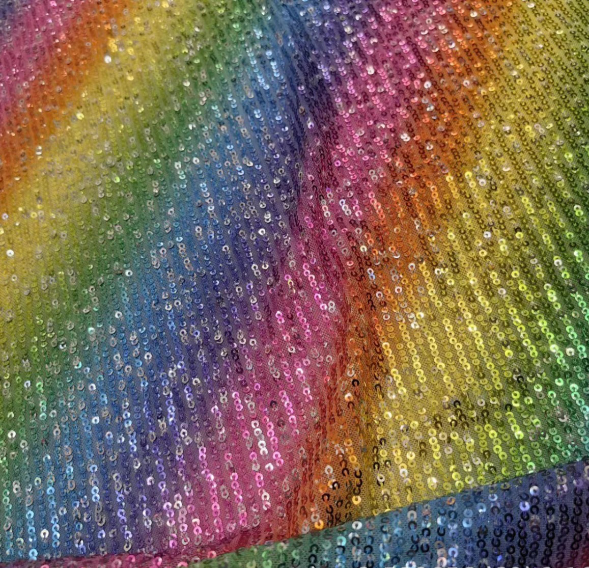 Rainbow sequin fabric for sale pastel - Agem Textiles Sequin Fabric ...