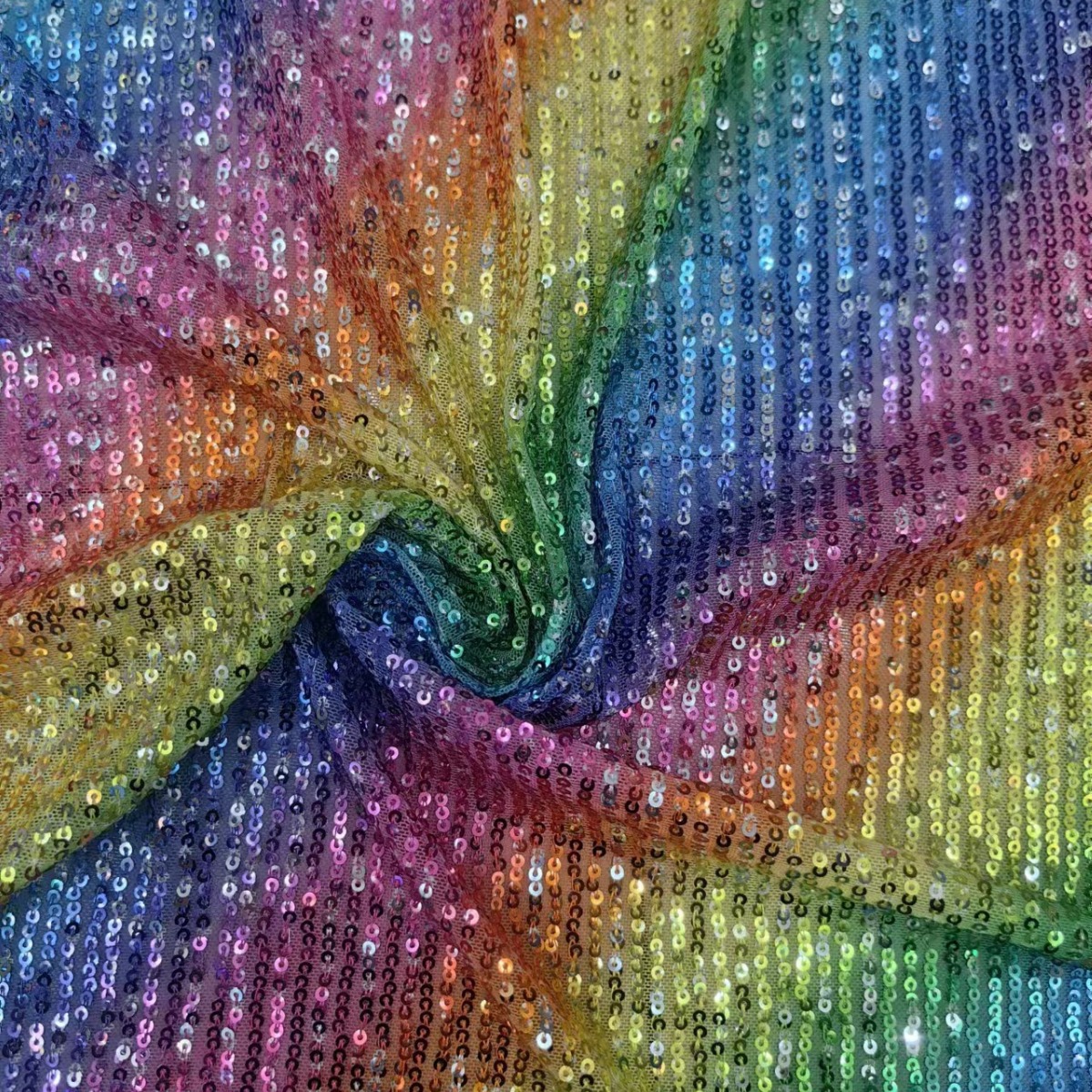 Rainbow sequin fabric for sale pastel - Agem Textiles Sequin Fabric ...